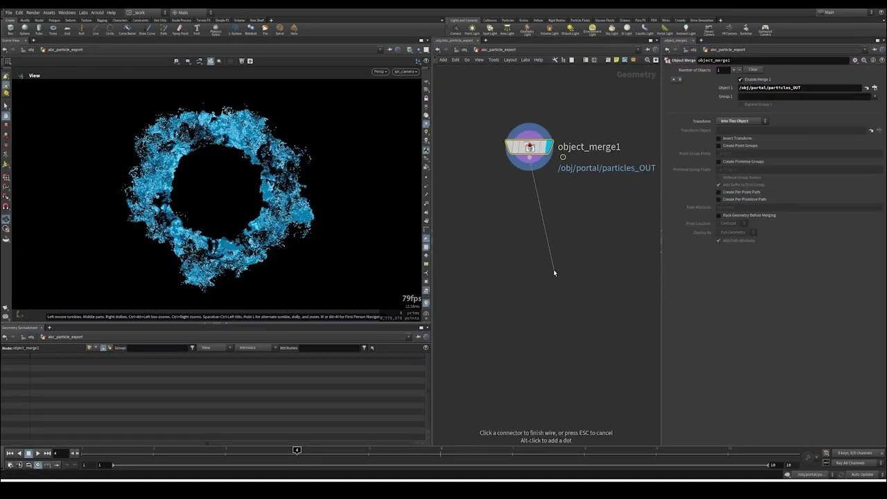 3.3 Houdini abc Alembic Particle Export - YouTube