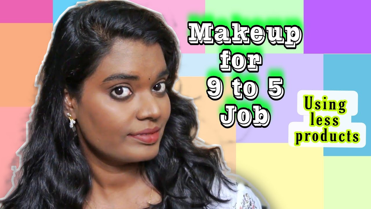 9 to 5 Makeup on dusky skin || elegant makeup #dailymakeup #9to5 #makeup #duskyskinmakeup - YouTube
