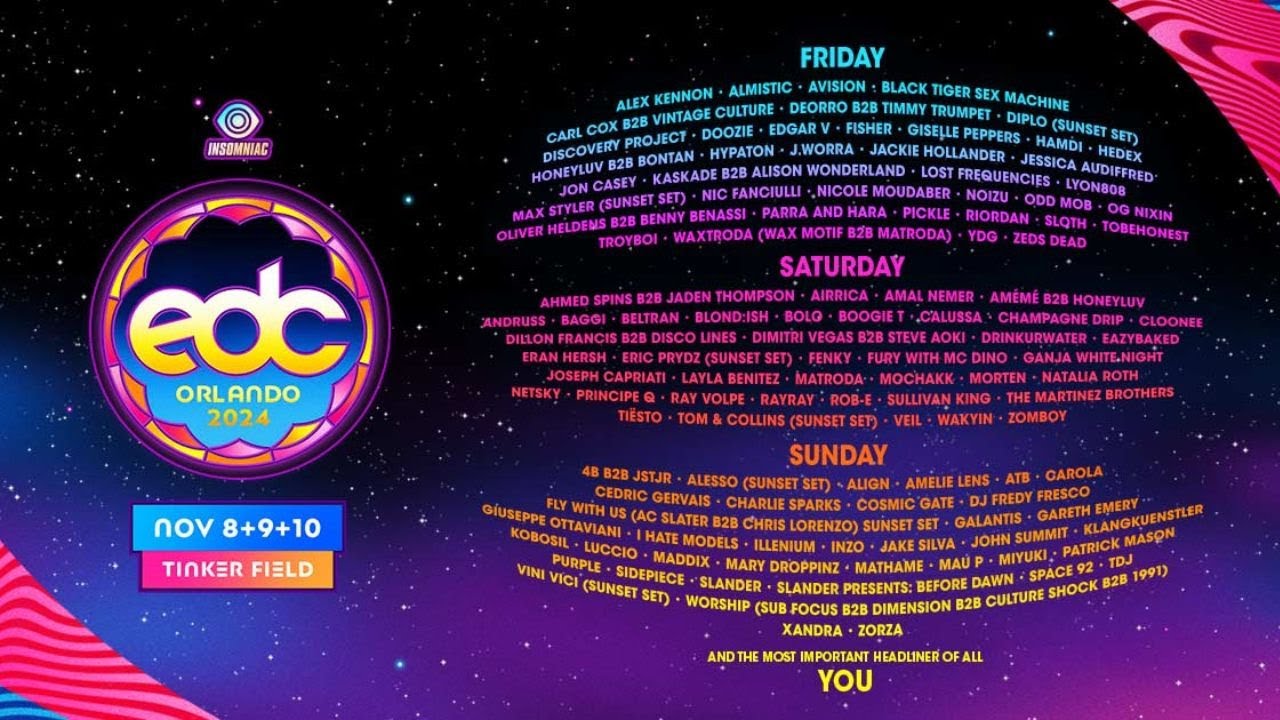 Tiësto @ EDC Orlando 2024 (Link In Description) - YouTube