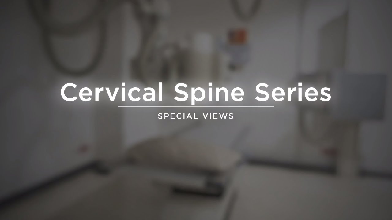 Cervical Spine, Trauma Series Cross table Views Radiography Positioning ...