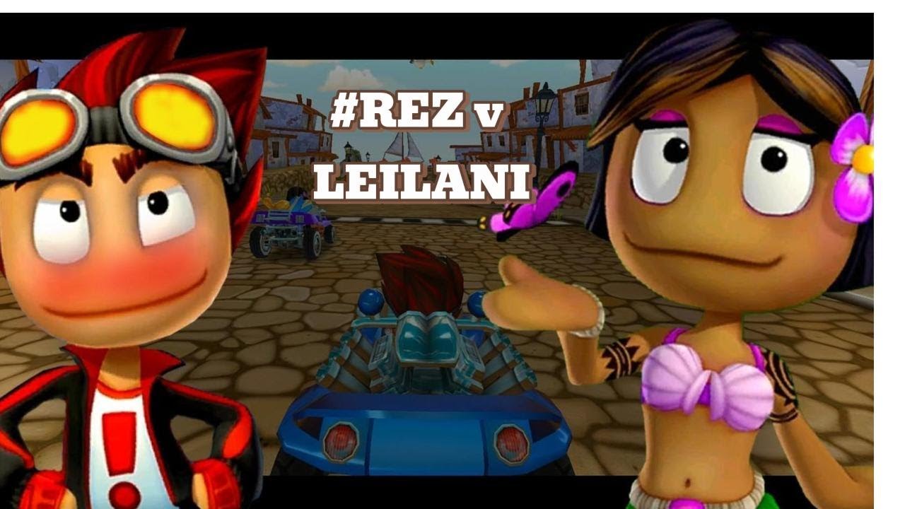 Rez v/s Leilani Beach Car Racing How to Beat Leilani PC Gameplay - YouTube