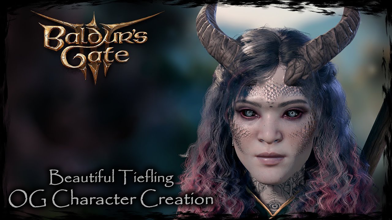 BALDUR'S GATE 3 || Beautiful Tiefling [Original Character #275 ...