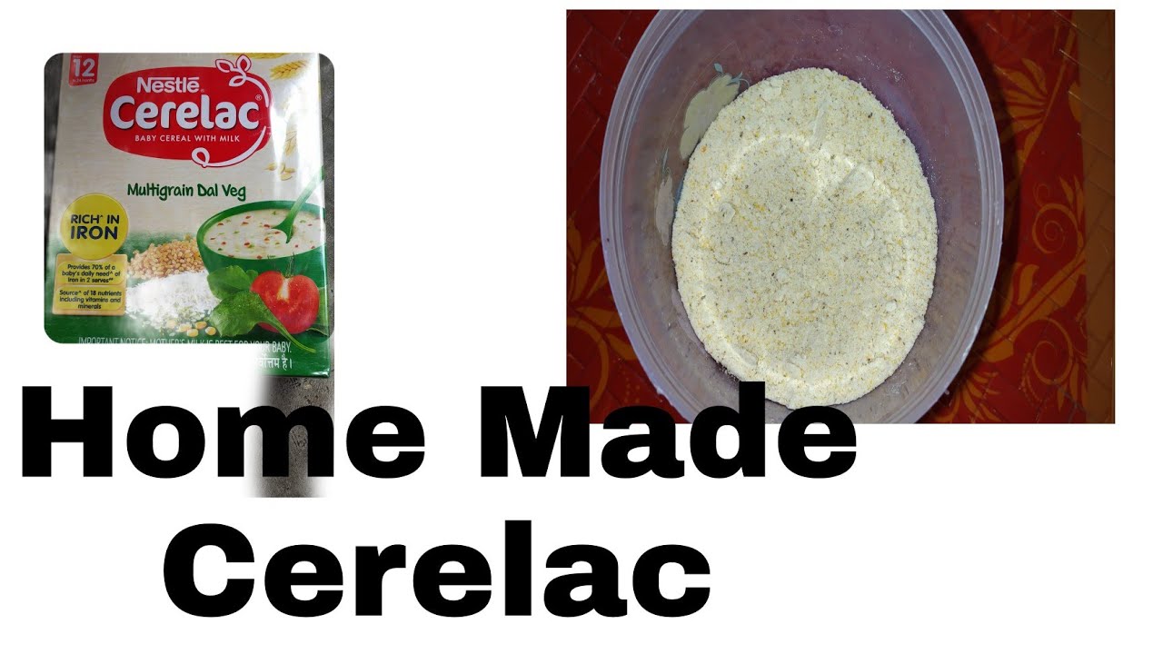 Home Made Cerelac For 6-24 Month Baby ||Home Made Healthy Cerelac ...