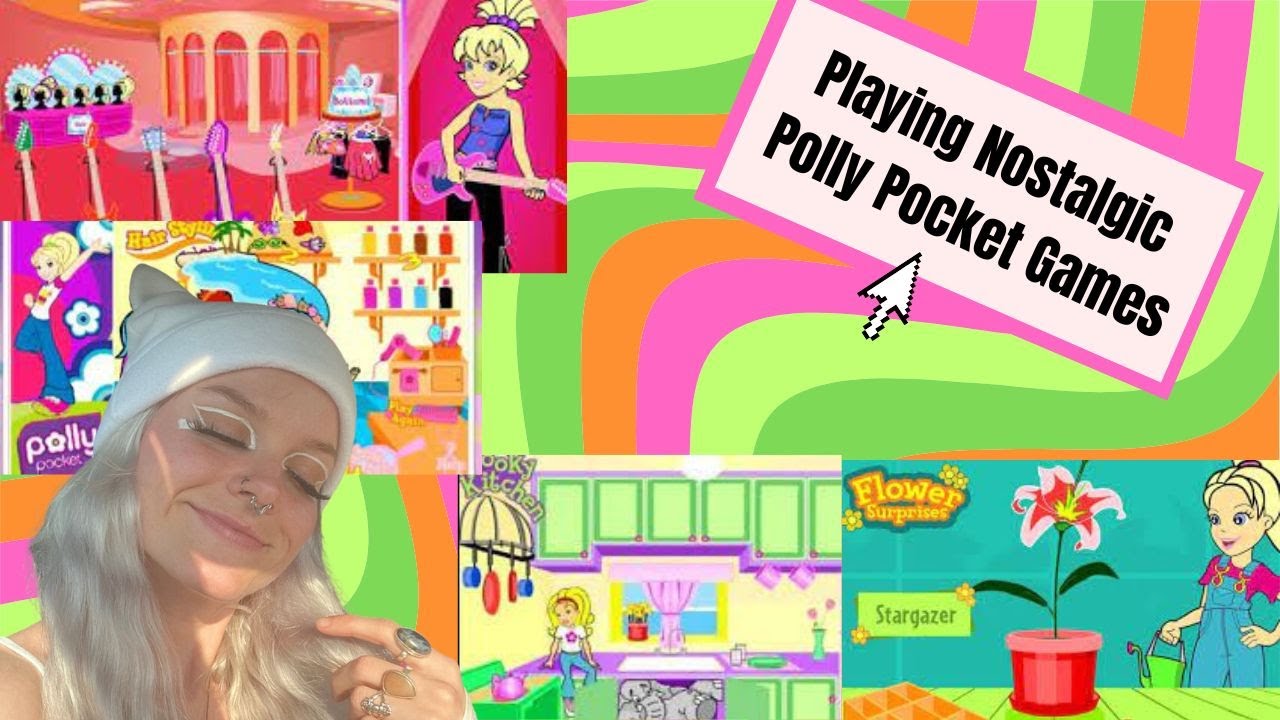 Playing Nostalgic Polly Pocket Games HD 720p - YouTube