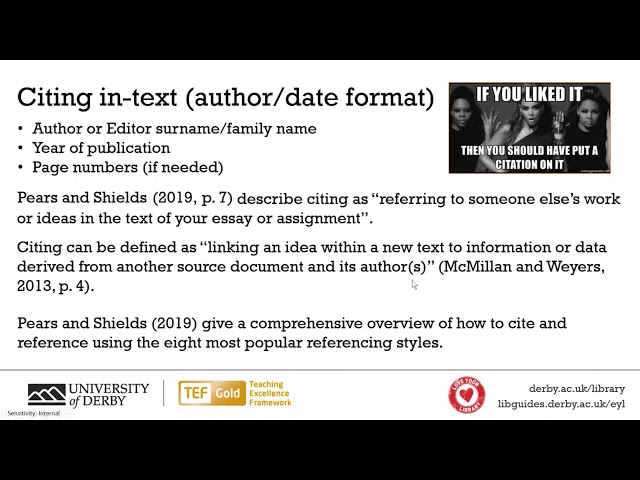 Harvard Referencing Quote