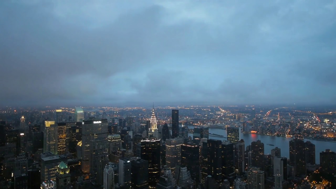 [10 Hours] Manhattan, NY Evening Time Lapse - Video & Audio [1080HD ...