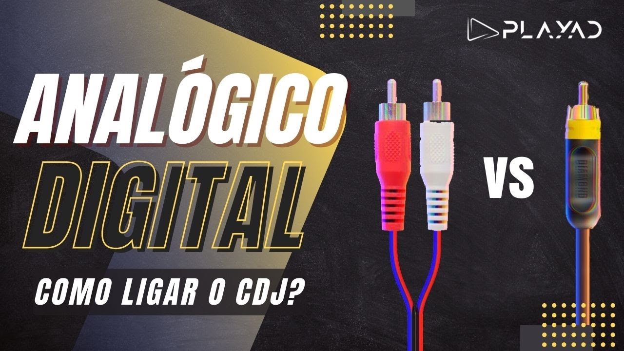 Cabo RCA VS Cabo Digital - Como ligar o CDJ? - YouTube