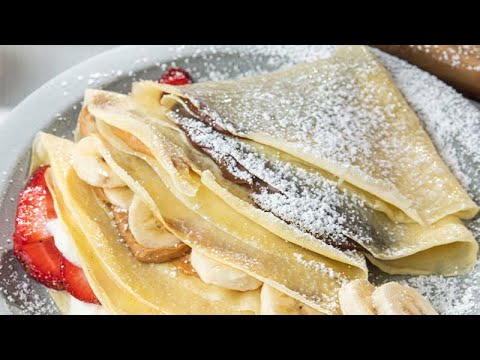 How to make European Crepes - YouTube