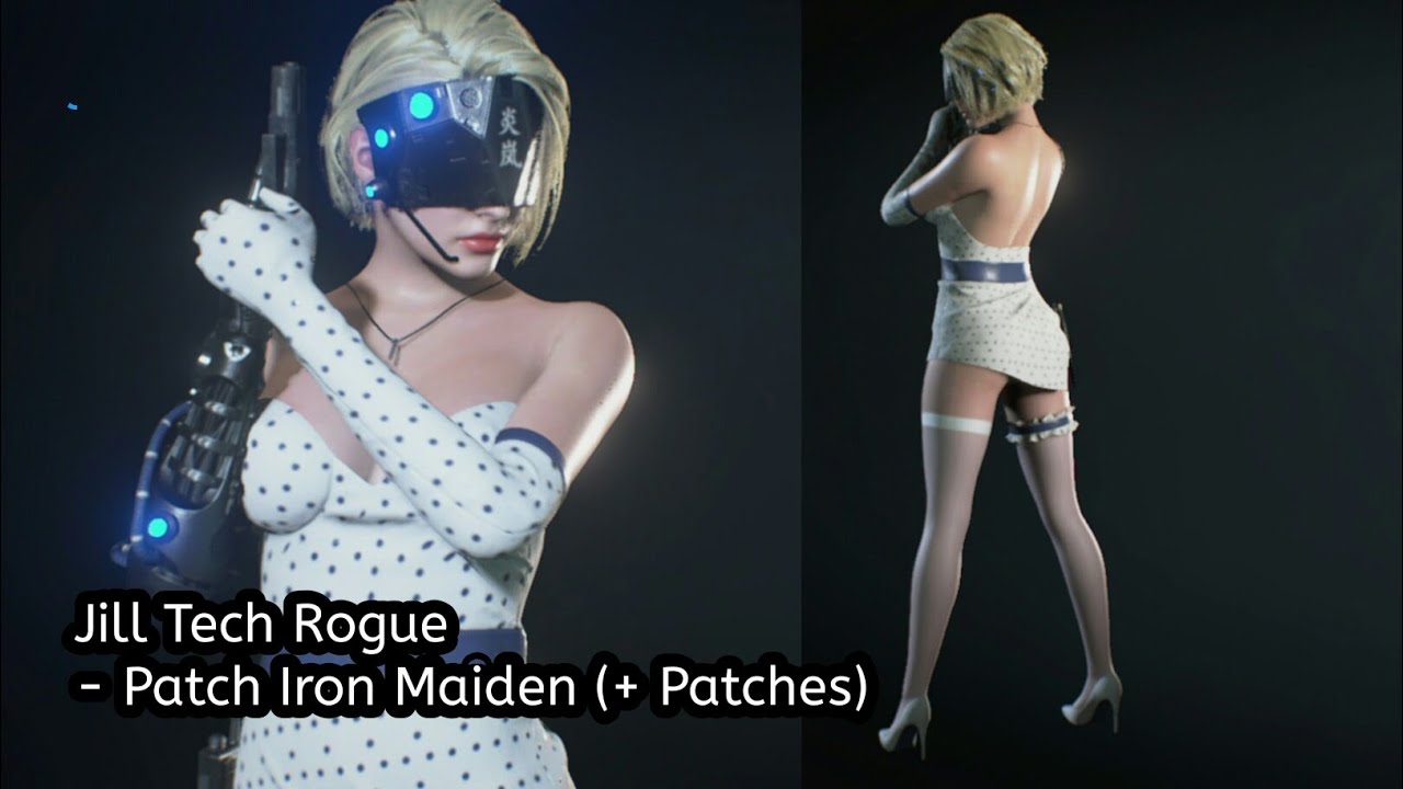 Resident Evil 3 Remake | Jill Tech Rogue - Patch Iron Maiden (+ Patches) | Pc Mod (Model Review ...