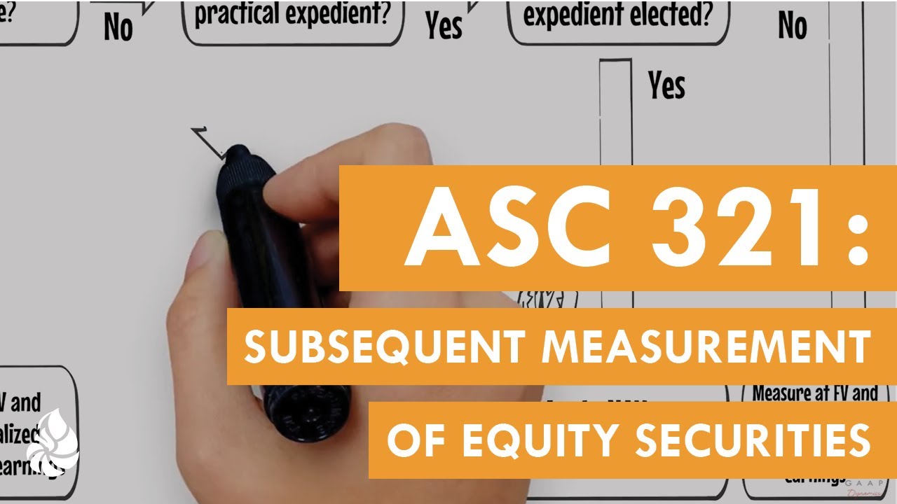 Subsequent Measurement of Equity Securities (ASC 321) - YouTube