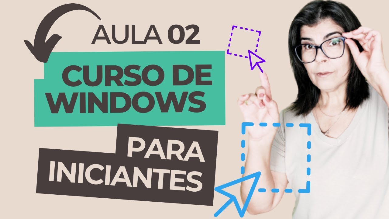 Curso de Windows Grátis - Aula 02 - Como selecionar com o mouse, clicar ...