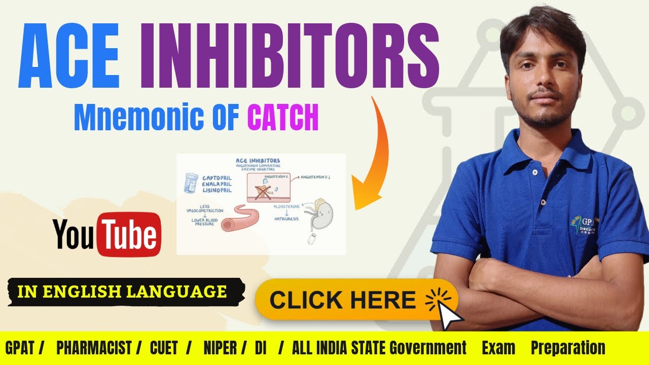 ACE INHIBITORS Mnemonic-CATCH | THERAPEUTIC USES OF ACE INHIBITORS | # ...