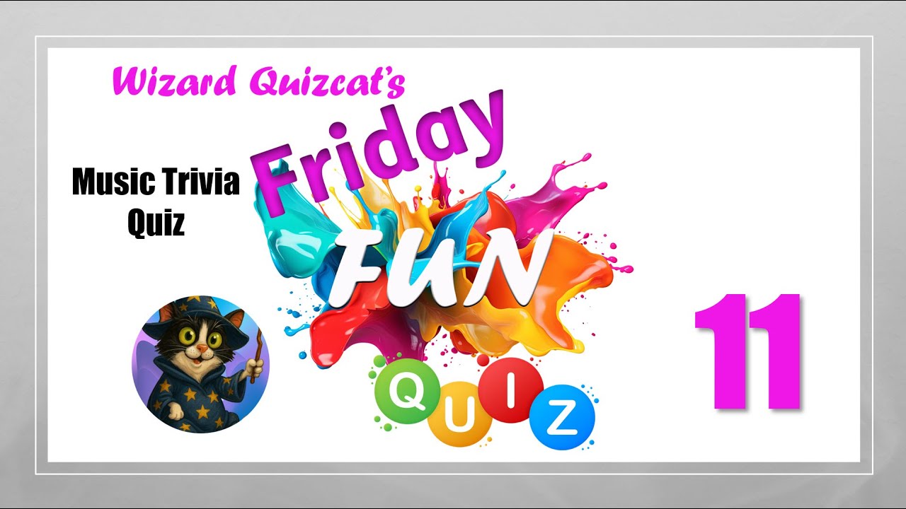 Friday Fun Quiz 11 - Music Trivia - YouTube
