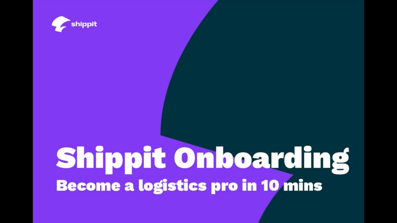 Shippit Onboarding Setup - YouTube
