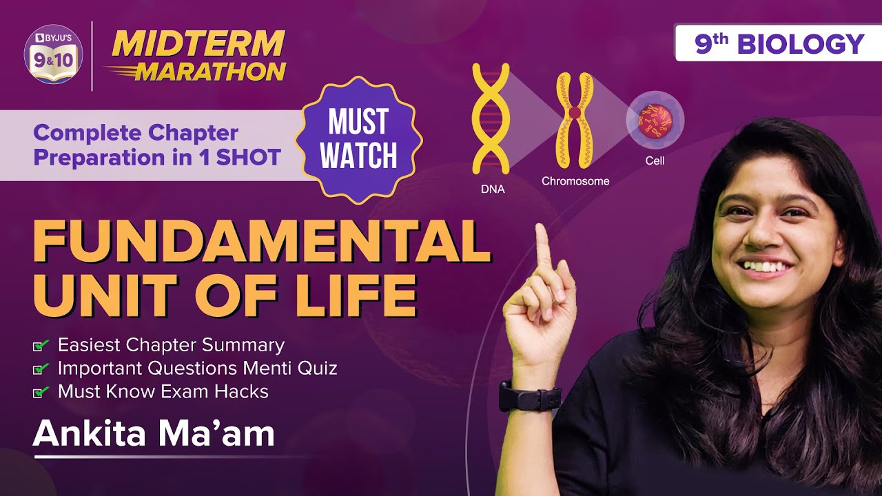 The Fundamental Unit of Life Class 9 Science - Midterm Marathon ...