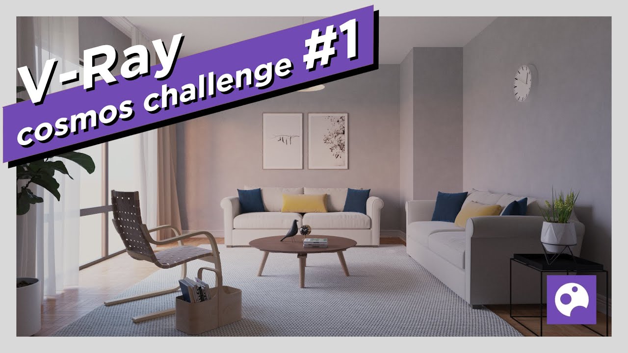 Vray Cosmos 3dsMax Interior Rendering Workflow #CosmosChallenge - YouTube