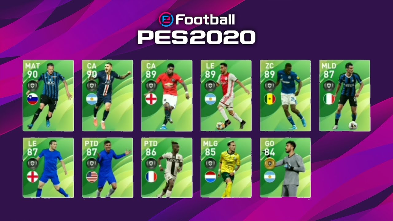 ABRINDO OS PRIMEIROS DESTAQUES DA SEMANA NO EFOOTBALL PES 2020 MOBILE ...