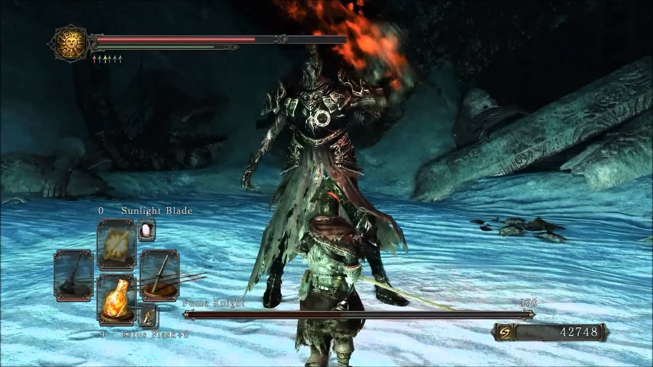 Dark Souls 2 Fume Knight Boss Fight Montage - YouTube