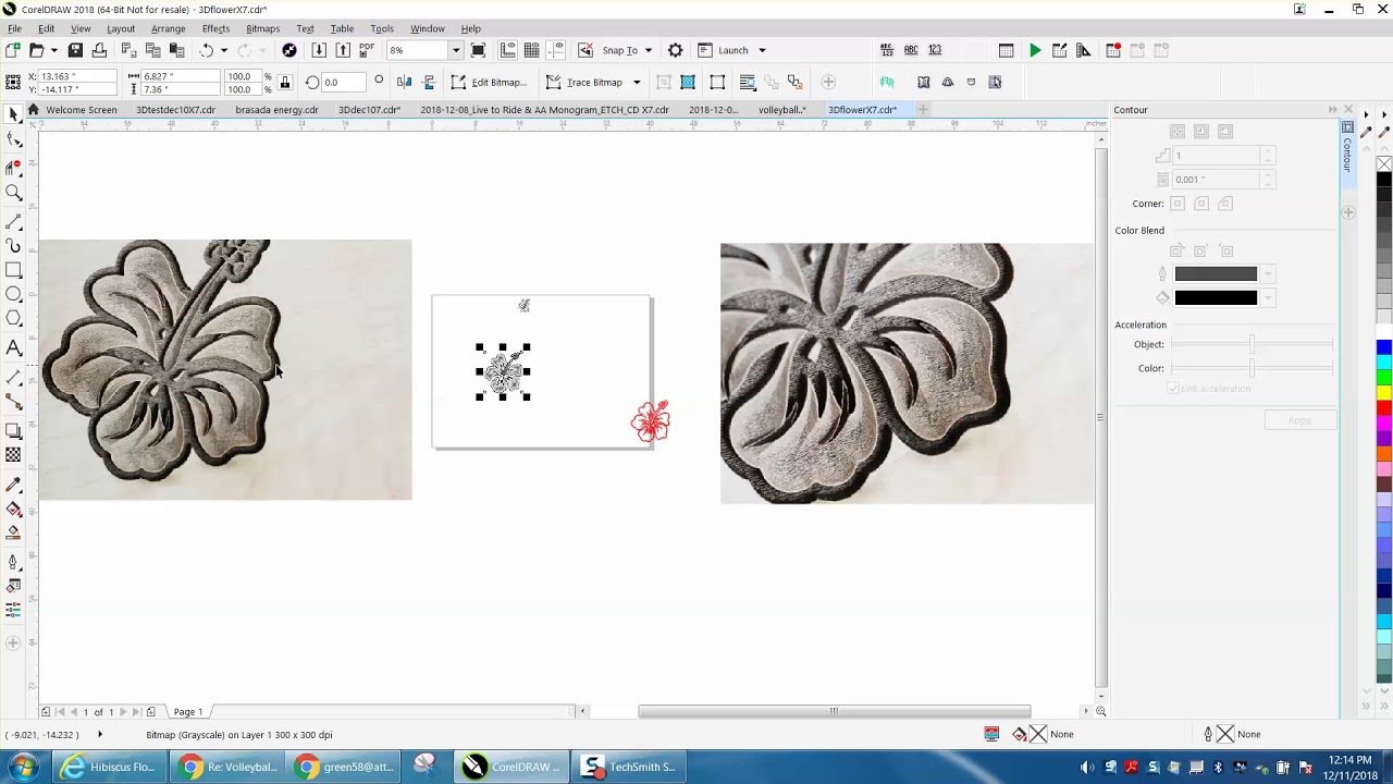 Corel Draw Tips & Tricks 3D Drawing Part 2 - YouTube
