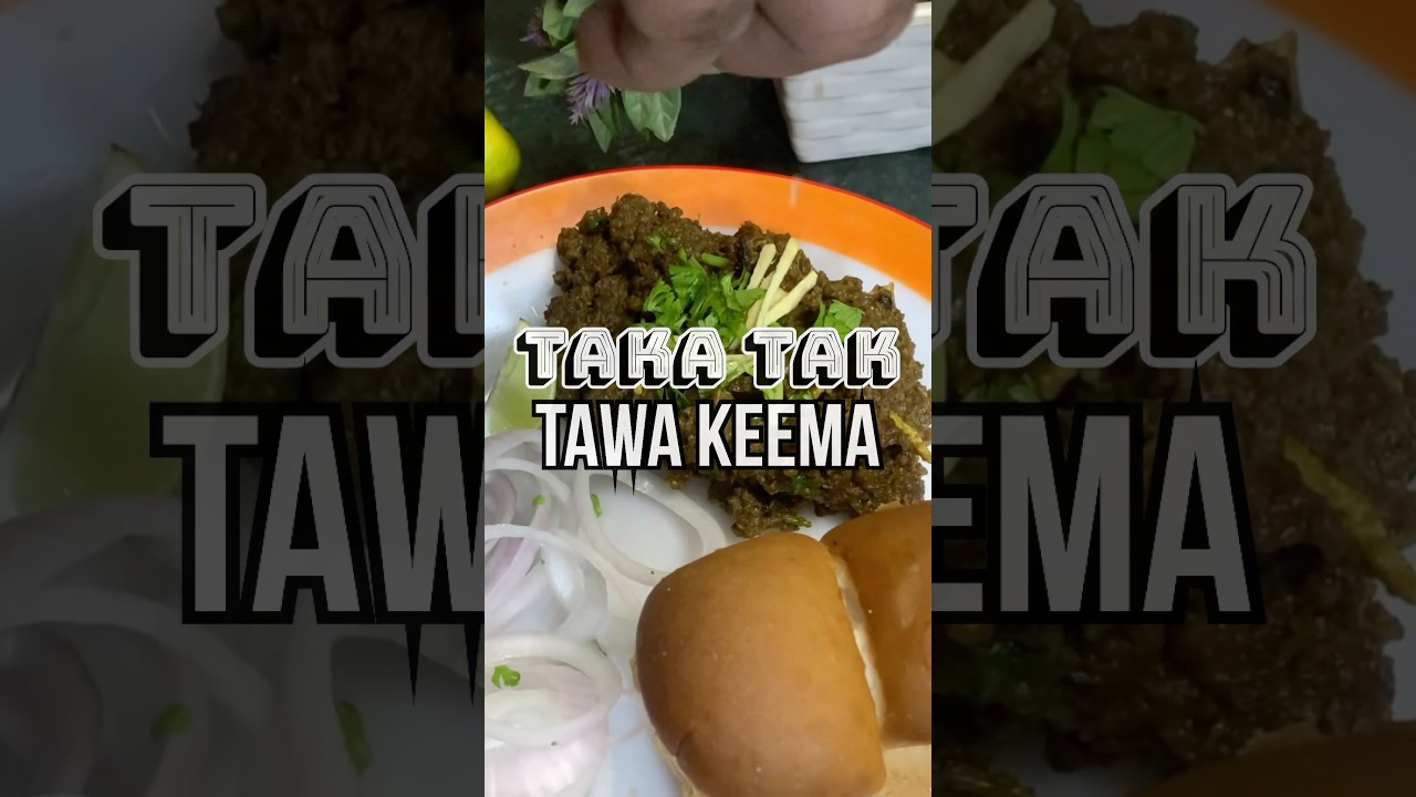 Street Style Spicy Taka Tak Tawa Keema Recipe. - YouTube