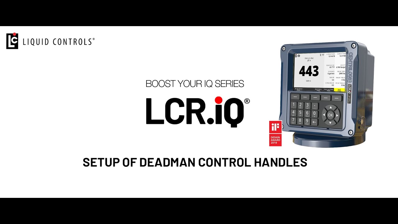 Boost your iQ Series - Setting up Deadman control handles on the LCR.iQ ...
