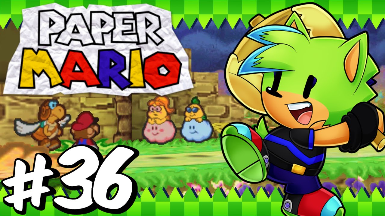Paper Mario 64 (BLIND) - Part 36 - Lakilester Spikes Into Battle! - YouTube
