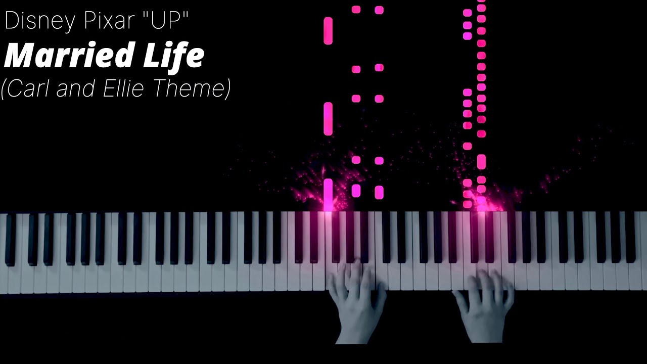 Married life up theme song piano cover (From Disney Pixar) - YouTube