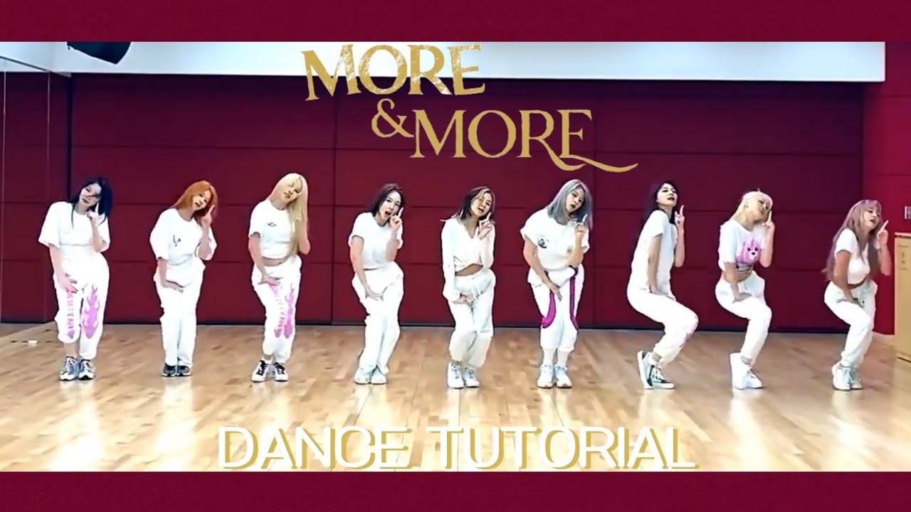 TWICE - MORE & MORE [DANCE TUTORIAL SLOW MIRRORED] - YouTube