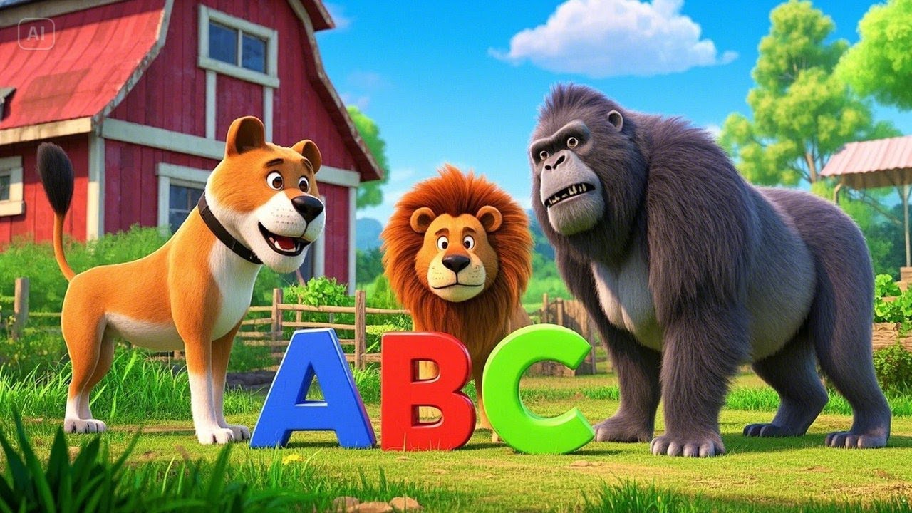 Learning Animals, Colors, ABC & Numbers 1 to 10 | Educational Video for ...