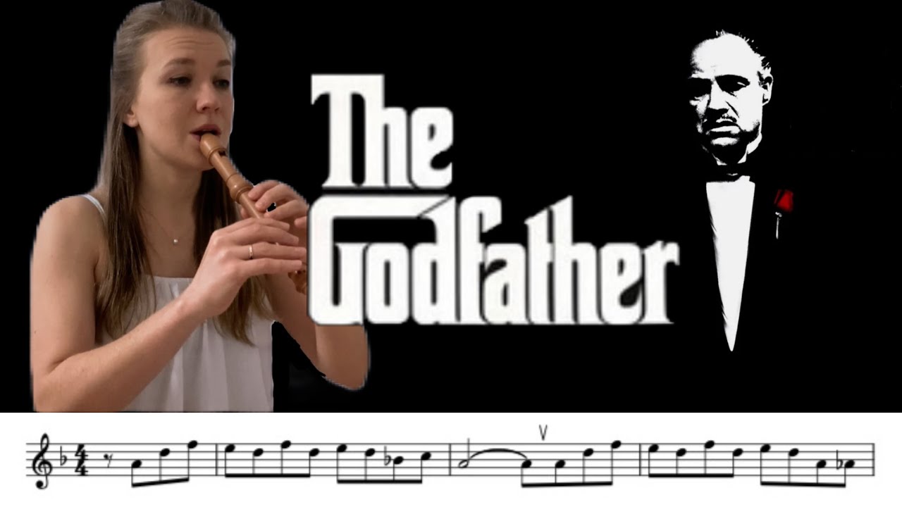 THE GODFATHER Theme | How to play on Recorder + Sheet music - YouTube
