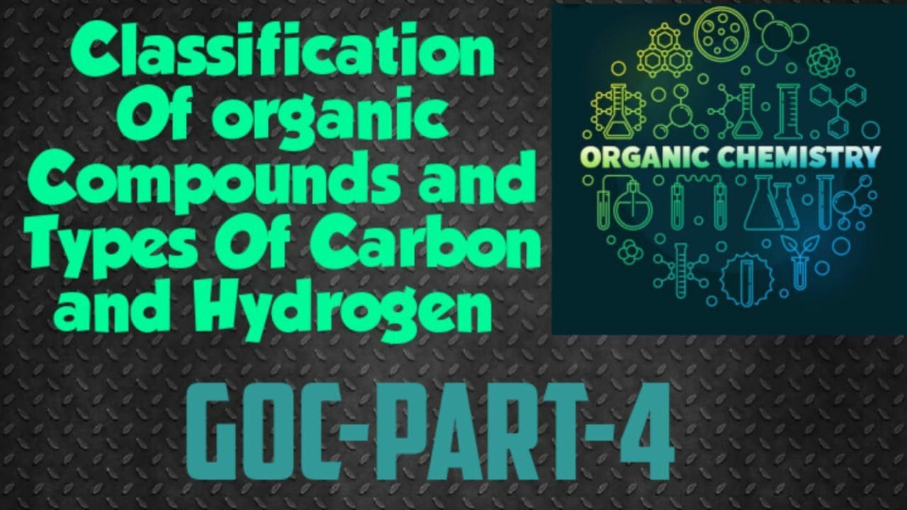 GOC - Classification of Organic Compounds - Types of Carbon and ...