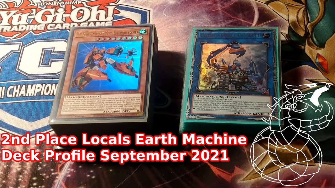 2nd Place Locals Earth Machine Deck Profile September 2021 Yu-Gi-Oh ...