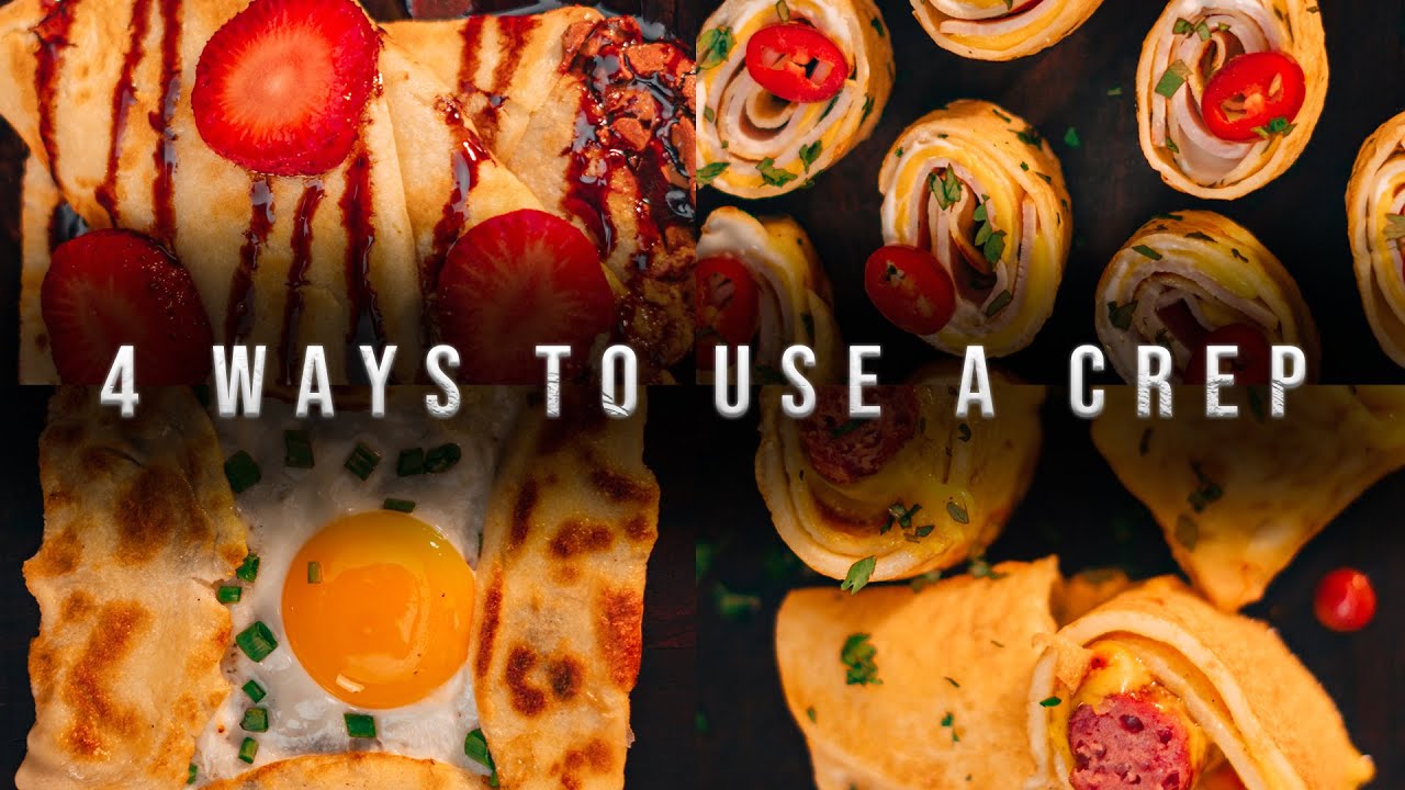 The Best Ideas For Making Crepes ! (4 ways) - YouTube