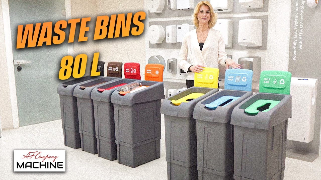 WASTE BINS 80 L | AFC MACHINE - YouTube