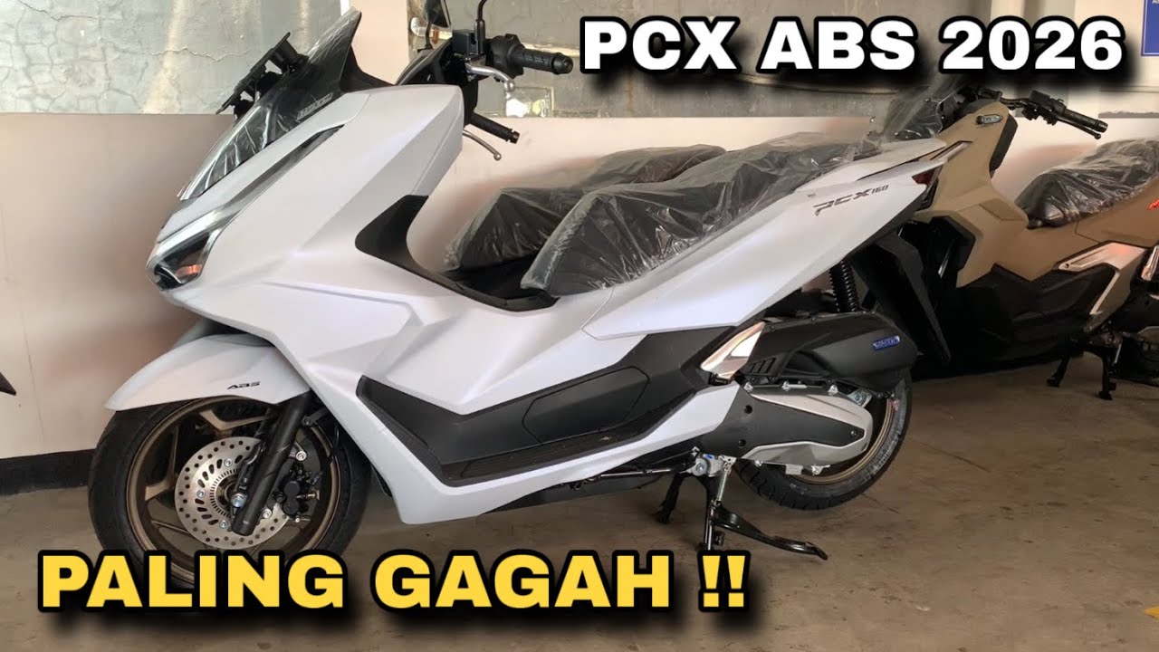ELEGAN‼️NEW HONDA PCX 160 ABS 2026 PHENOMENAL WHITE - YouTube