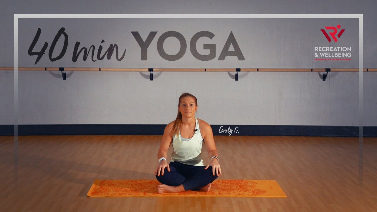 40 min. Yoga Flow with Emily G. - YouTube