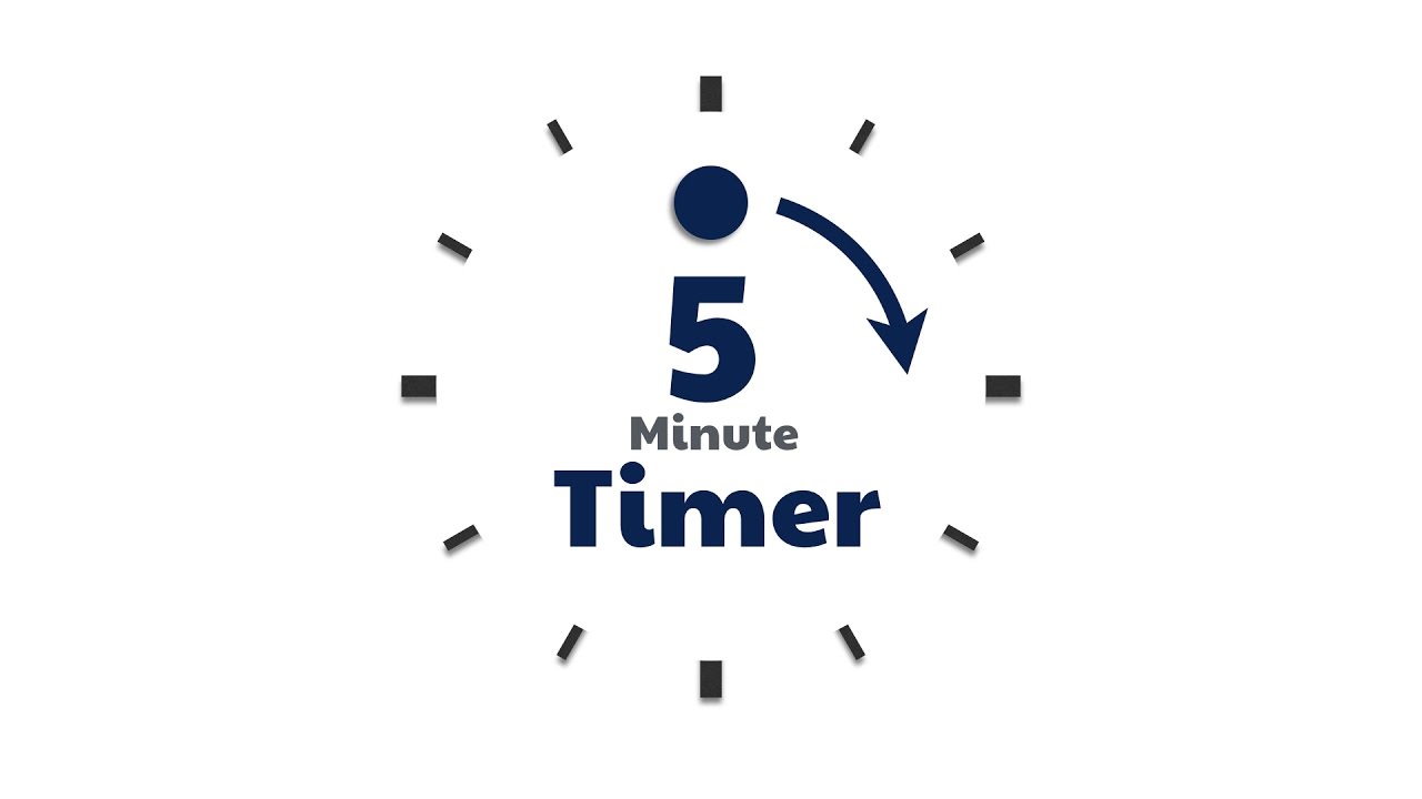 5 min Countdown Timer Simple Turning Dot - YouTube