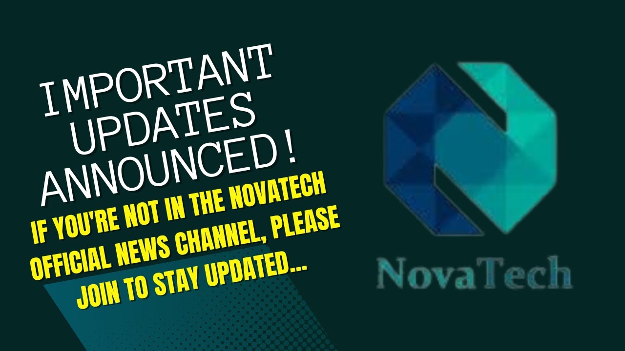 NovaTechFX | Important Update Announcement Starting April 1st!! - YouTube