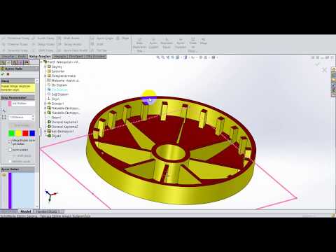 ozakademi,SOLİDWORKS TEKERLEK ÇİZİMİ VE KALIBI