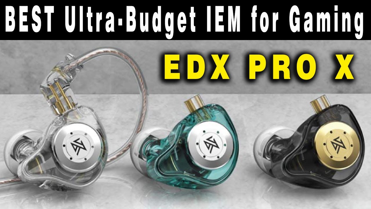 KZ EDX Pro with Mic: Amazing Sound Quality at an Affordable Price - YouTube