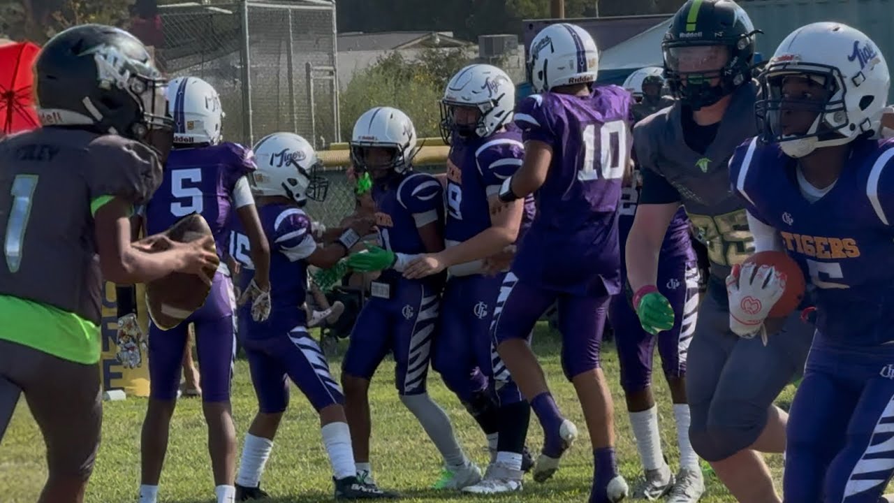 Week-2 Lemoore Tigers vs Visalia Titans C - YouTube