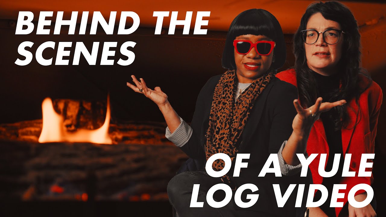Making of the world's greatest Yule Log film. - YouTube