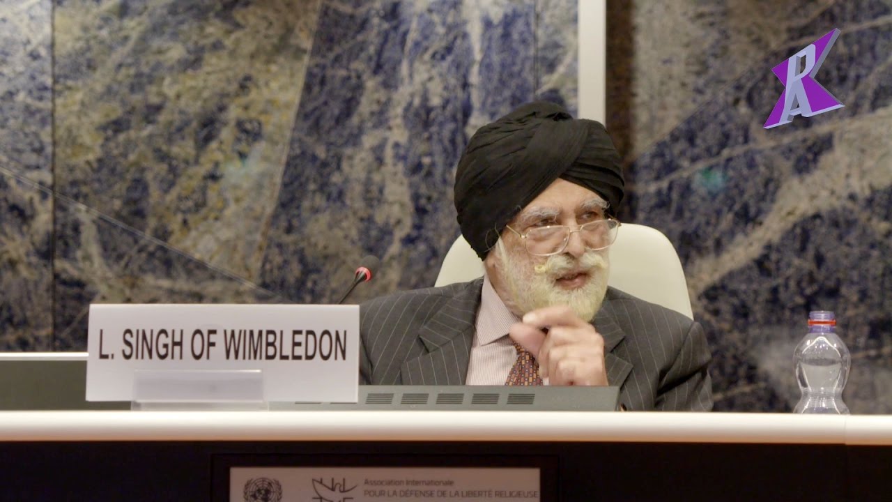 Lord Singh of Wimbledon at Global Summit: Religion, Peace and Security ...