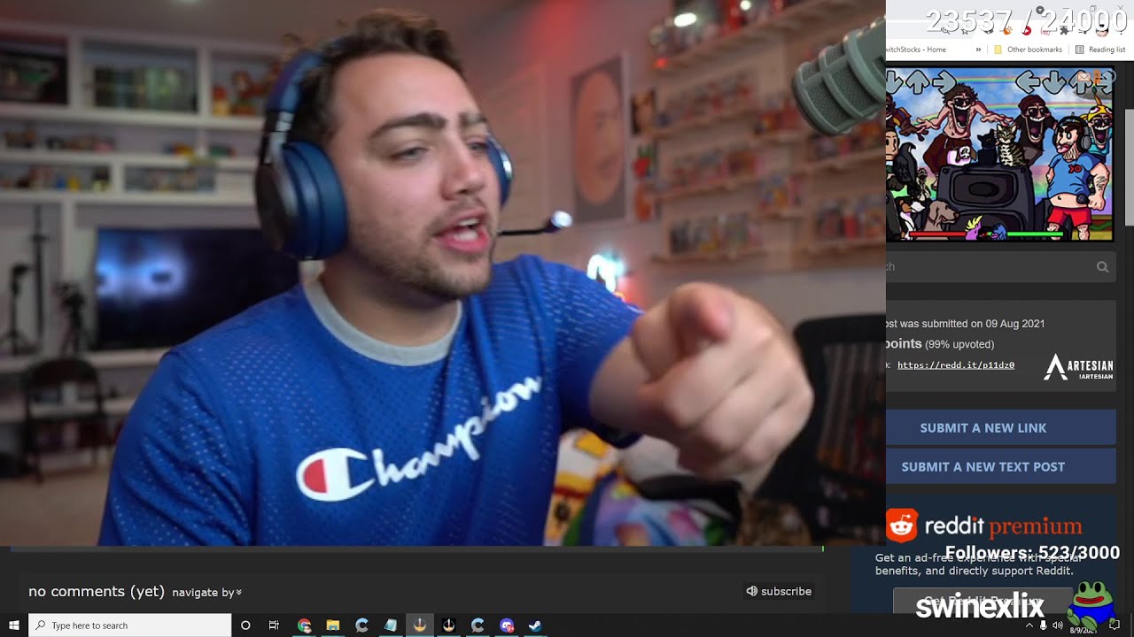 Mizkif reacts to him and Alinity at Shake Shack - YouTube