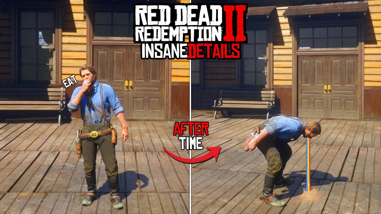 22 Insane Details in Red Dead Redemption 2 (Part - 3) - YouTube