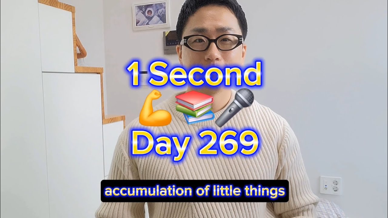 [Day 269] Accumulation of little things - YouTube
