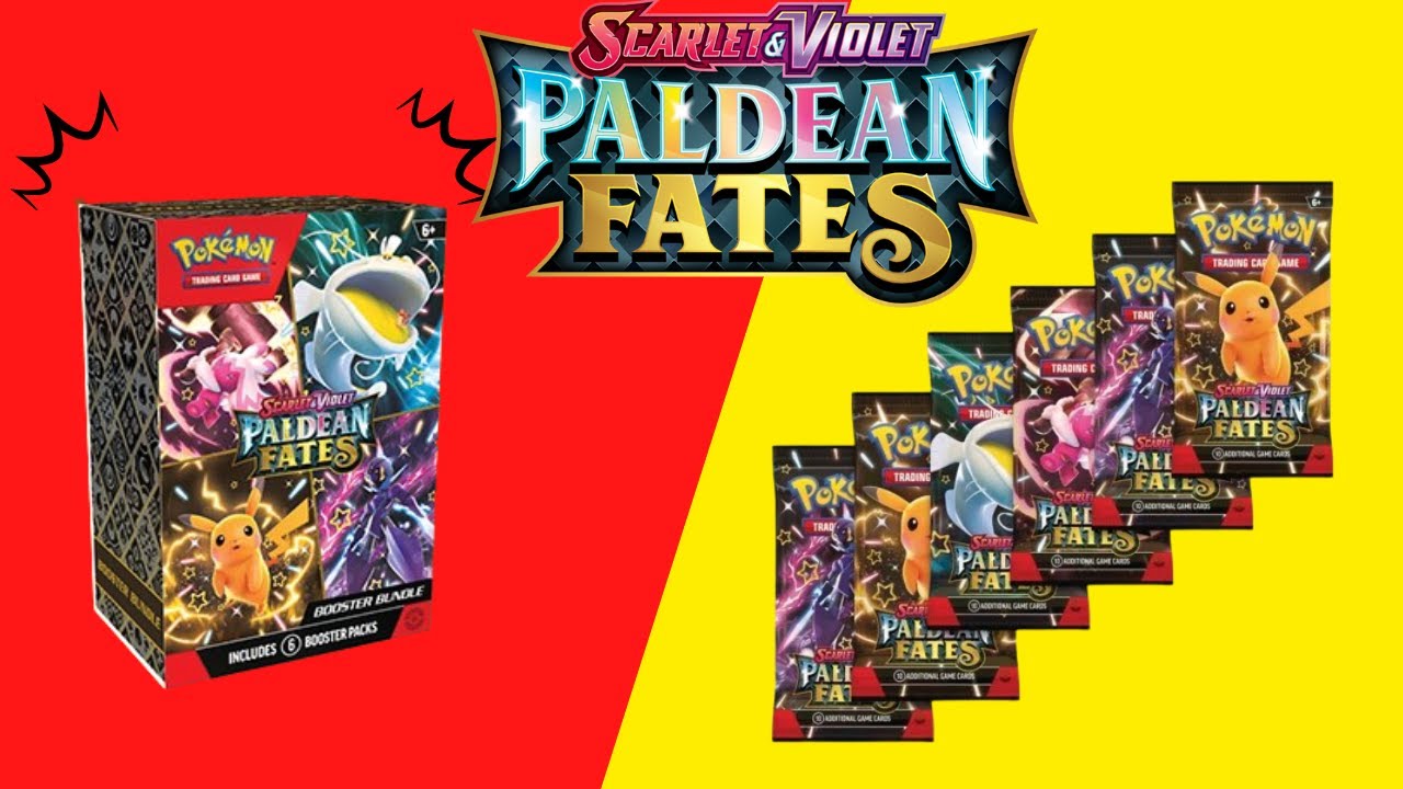 Pokemon Paldean Fates booster Bundle ! - YouTube