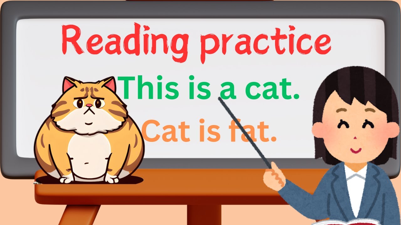 English reading lesson for kindergarten | Learn to read | Reading ...