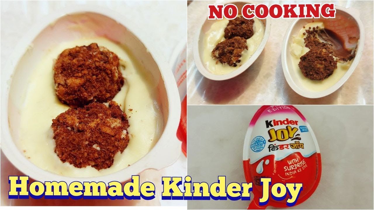 Homemade Kinder Joy || How to make Kinder Joy at home || कैसे बनाएं ...
