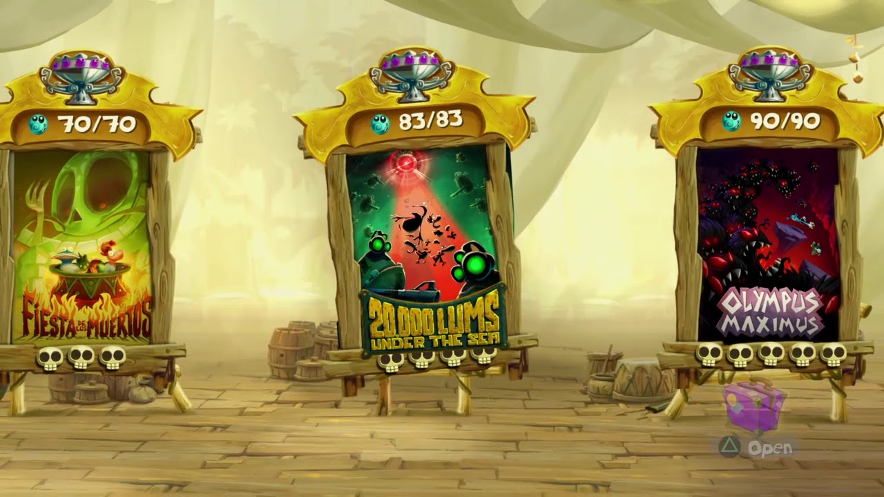 Rayman® Legends_creepy castle - YouTube